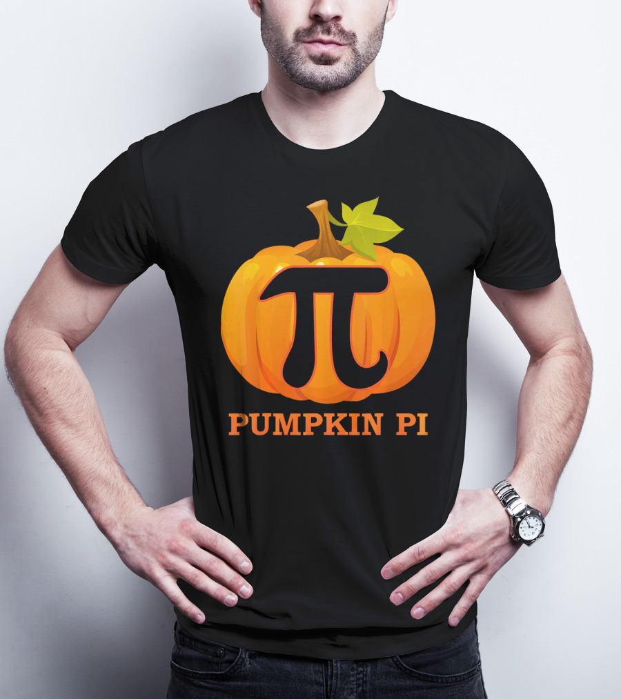 Pumpkin Pi Halloween Costume Math Pie T-Shirt