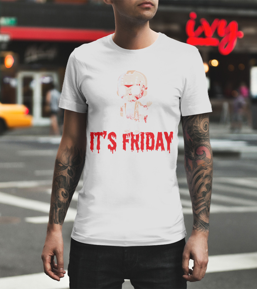 It's Friday Funny Halloween Horror T-Shirt
