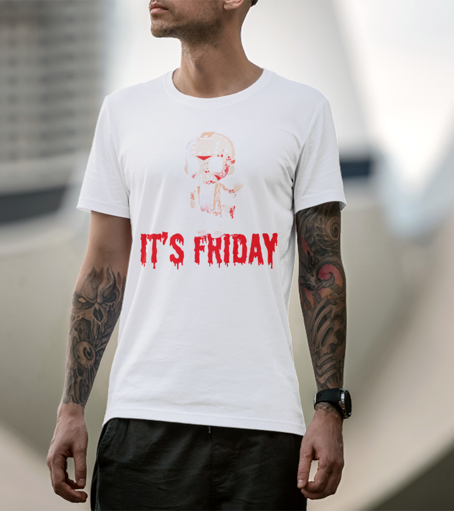It's Friday Funny Halloween Horror T-Shirt