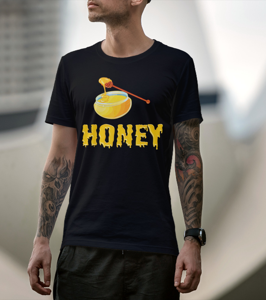 Honeypot Honey Dripping From Golden Jar T-Shirt