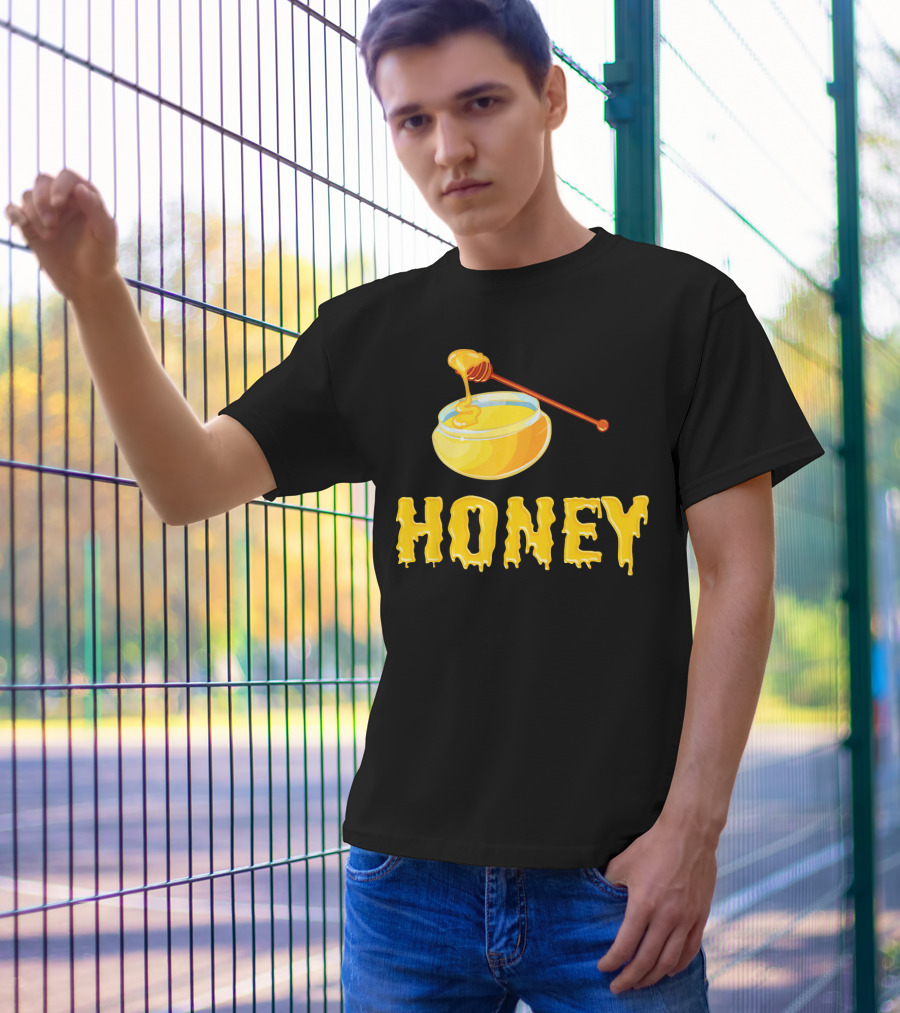 Honeypot Honey Dripping From Golden Jar T-Shirt