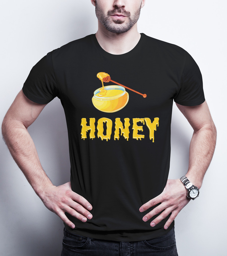 Honeypot Honey Dripping From Golden Jar T-Shirt