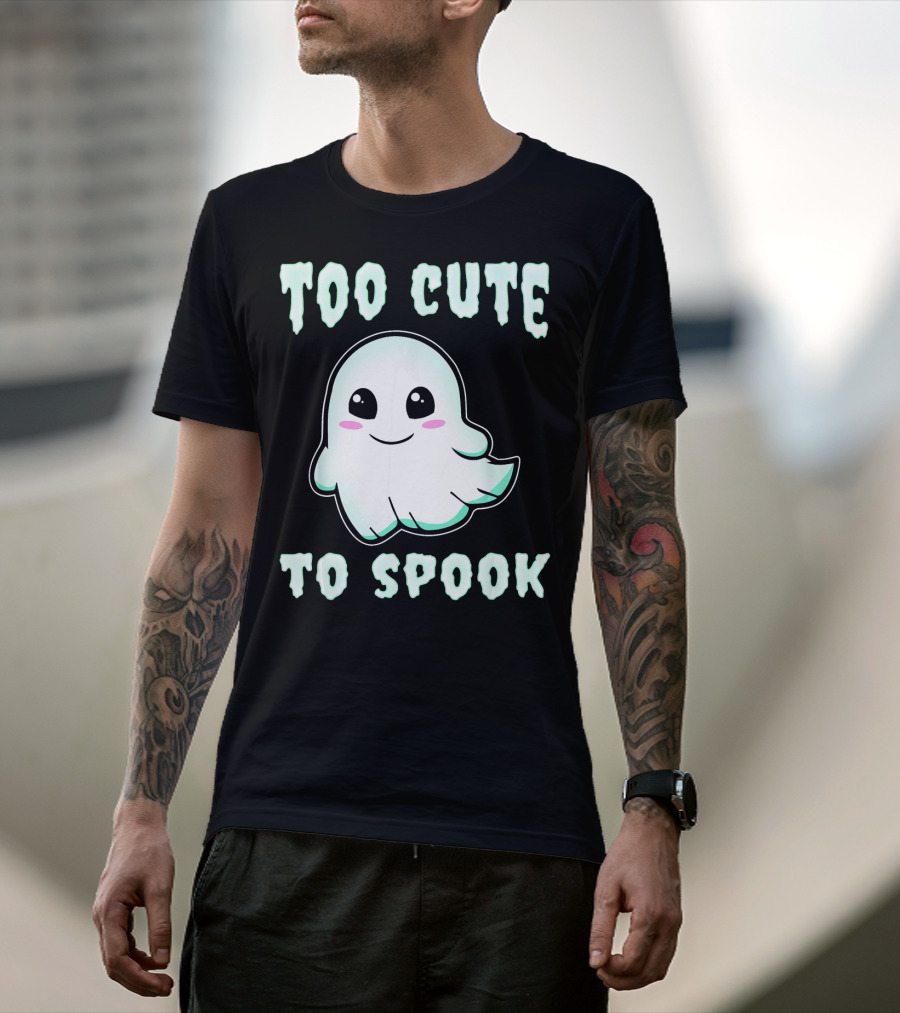 Too Cute To Spook Ghost Charm T-Shirt