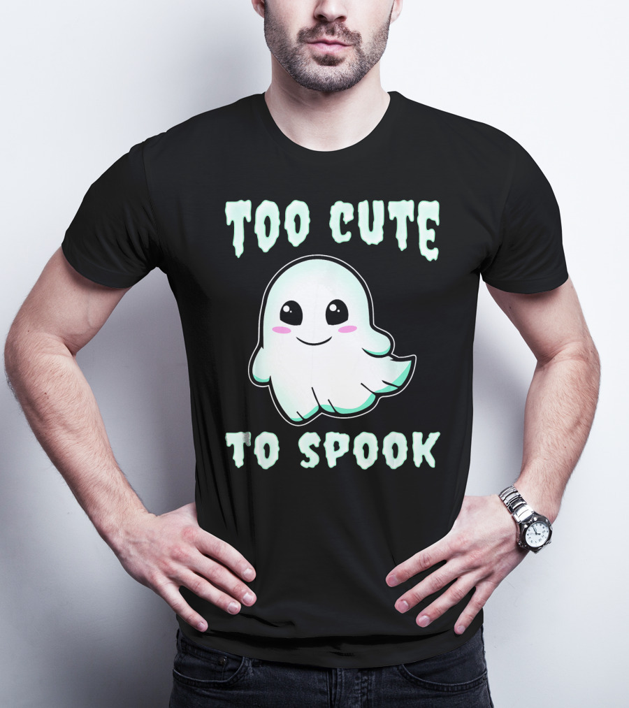 Too Cute To Spook Ghost Charm T-Shirt