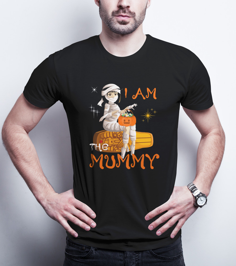 I Am The Mummy Halloween Night Costume Tri T-Shirt