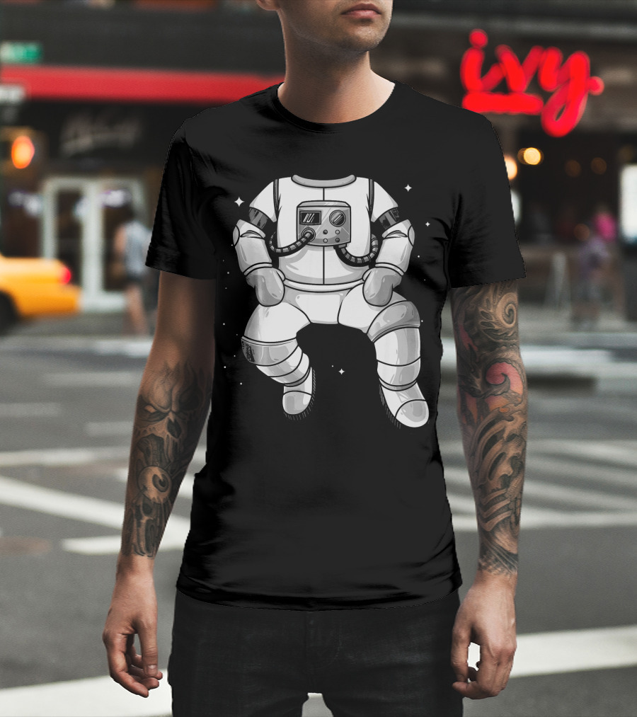 Cool Astronaut Halloween Costume Space Suit Fan T-Shirt