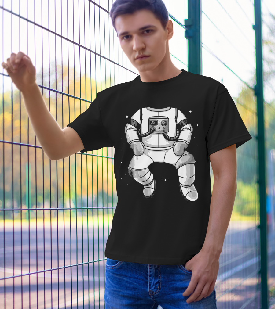 Cool Astronaut Halloween Costume Space Suit Fan T-Shirt