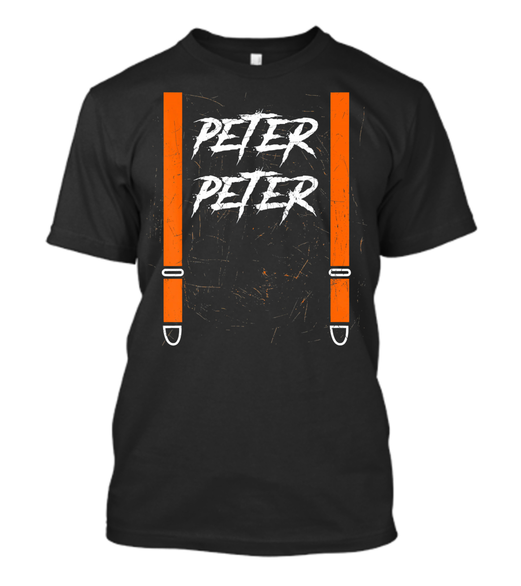 Peter Peter Pumpkin Eater Suspender Hall Halloween T-Shirt