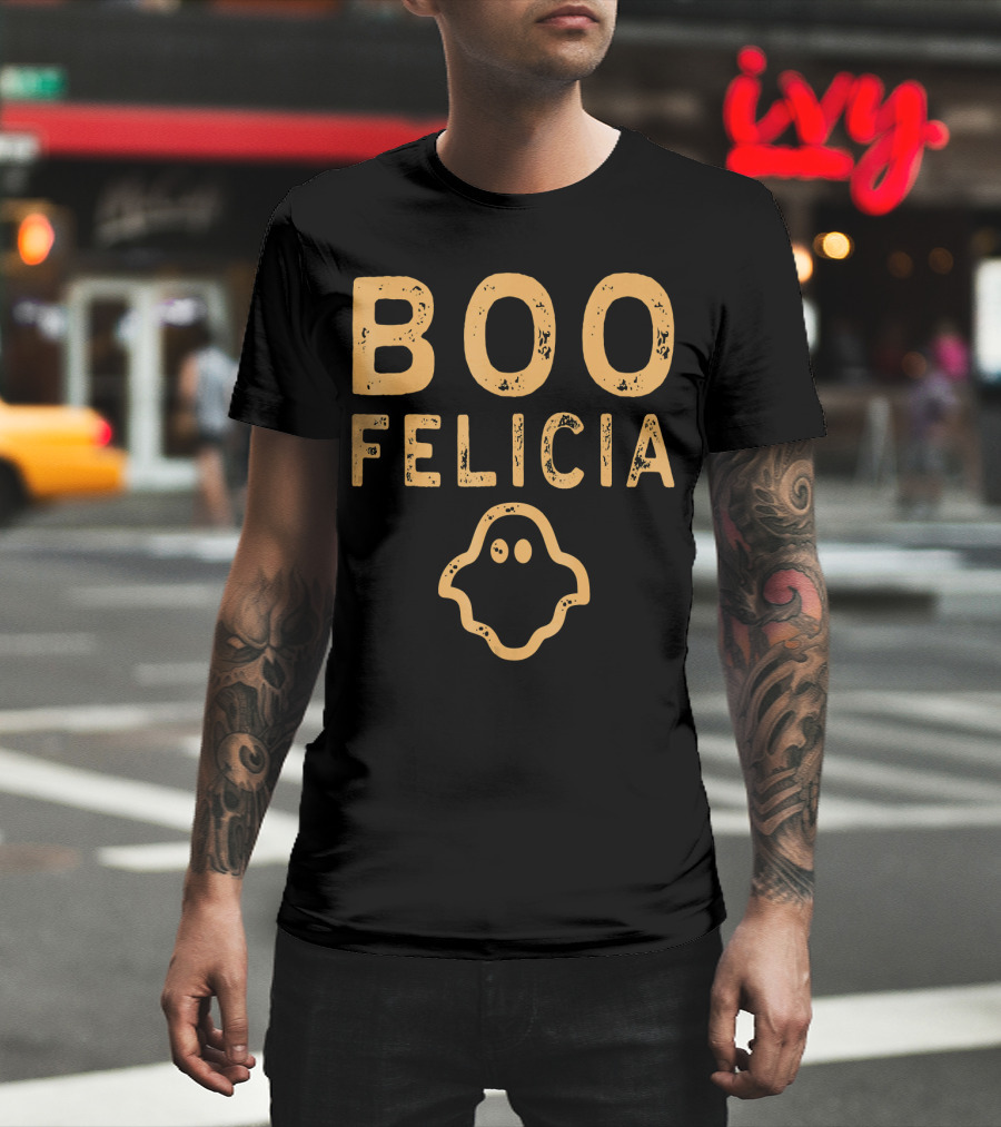Boo Felicia Halloween Ghost T-Shirt