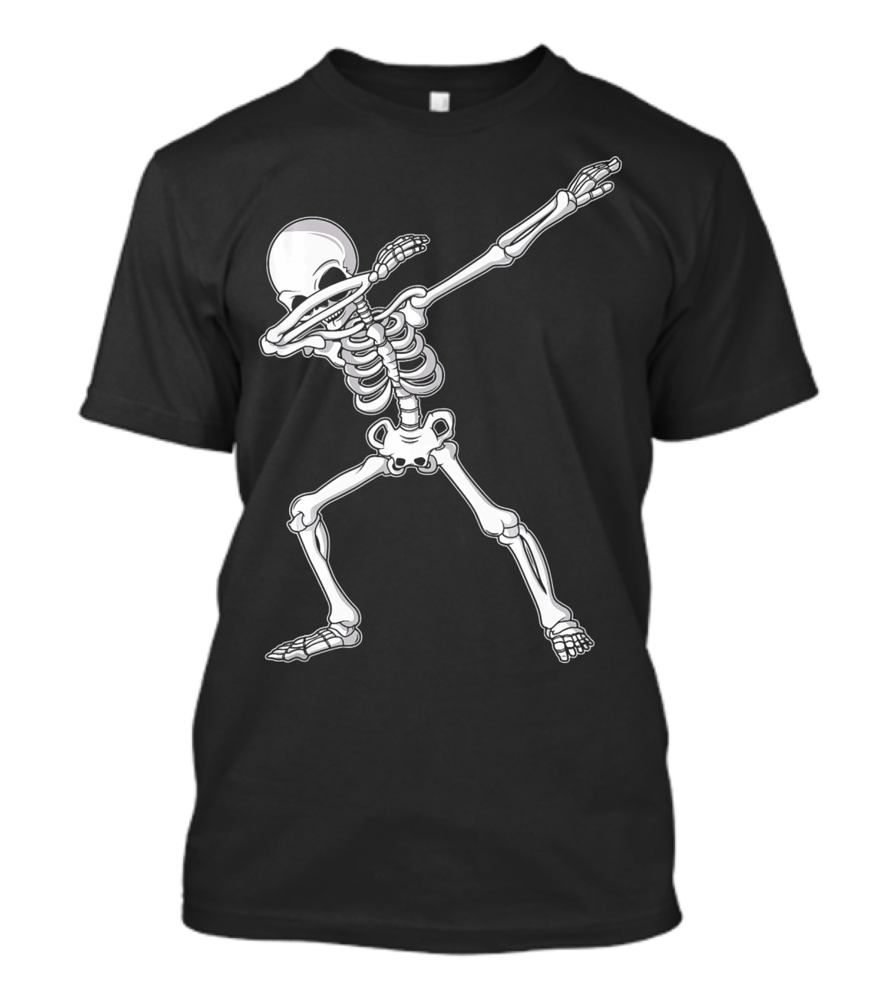 Dabbing Skeleton Kids Adult Dab Bone Dance Pose T-Shirt