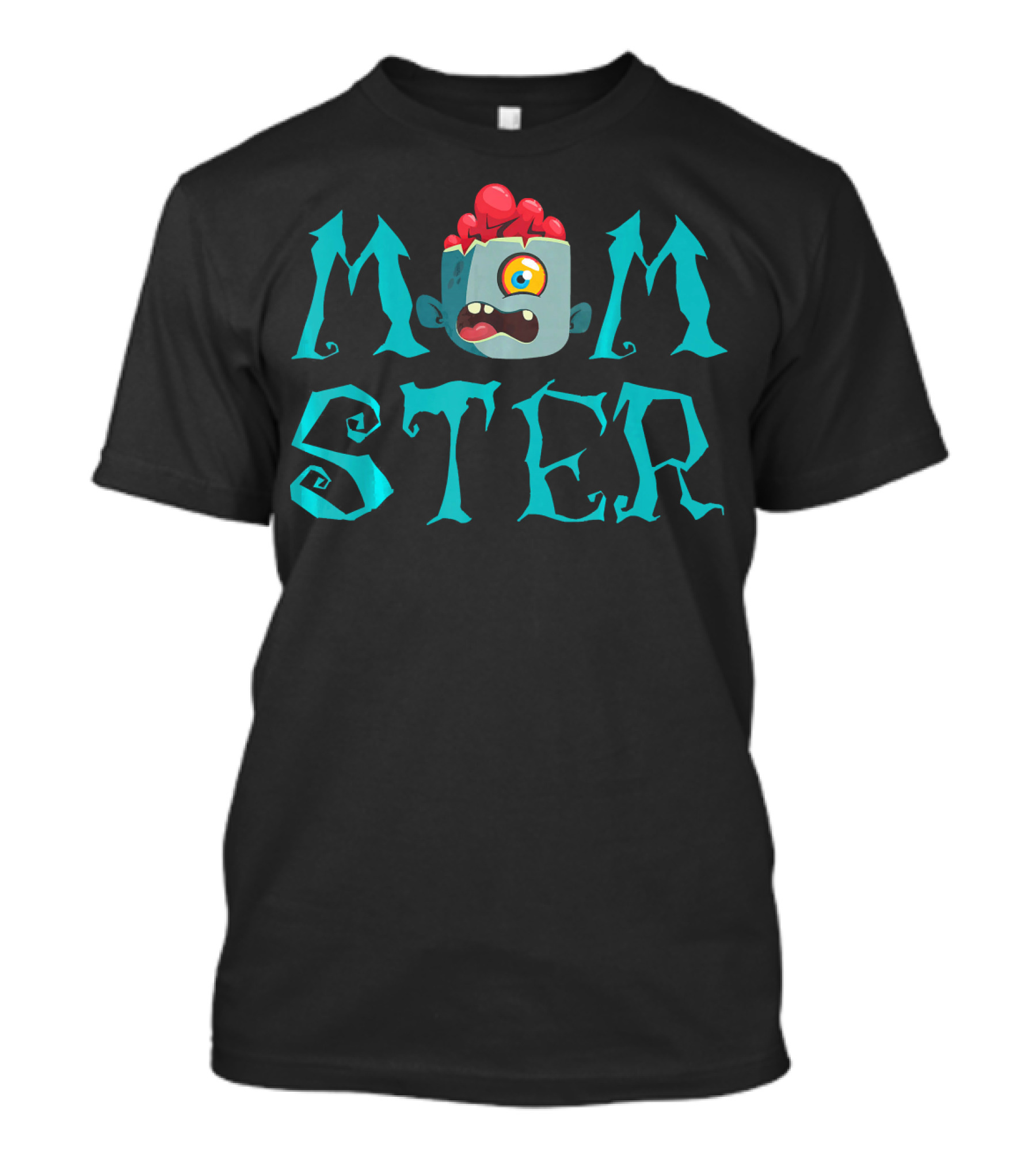 Momster Funny Halloween Shirt With Zombie Monster T-Shirt
