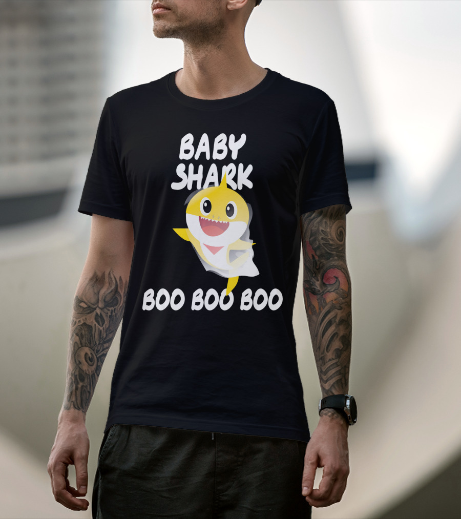 Baby Shark Halloween Boo Boo Boo T-Shirt