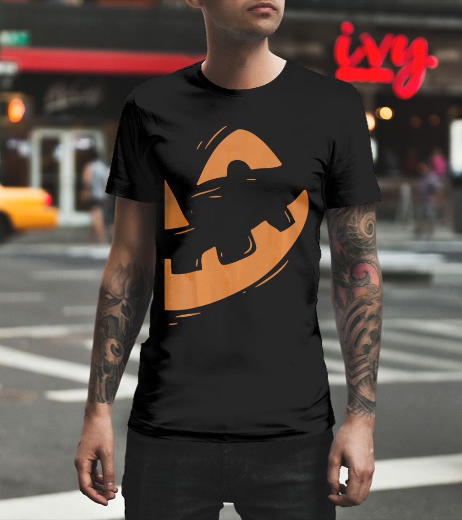 Jack O Lantern Pumpkin Face Halloween Smile T-Shirt