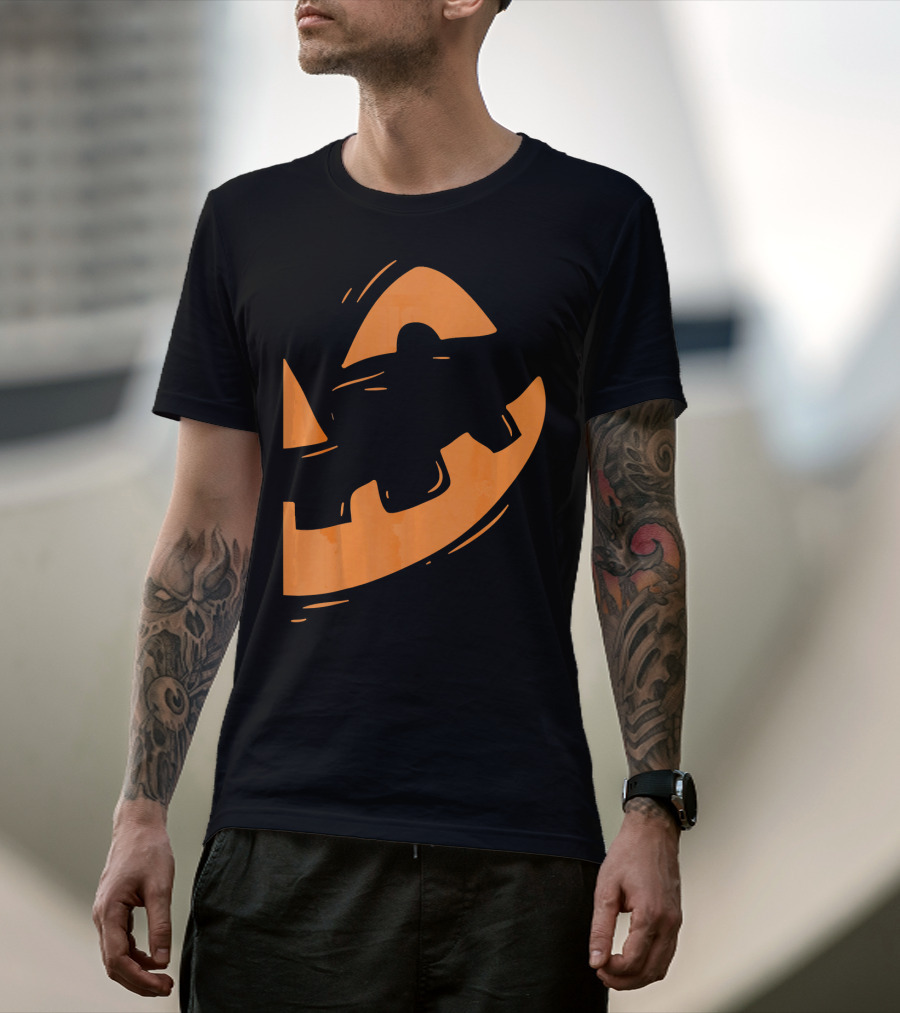 Jack O Lantern Pumpkin Face Halloween Smile T-Shirt