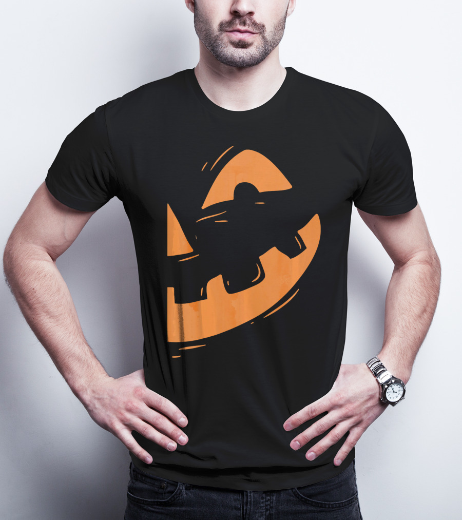 Jack O Lantern Pumpkin Face Halloween Smile T-Shirt