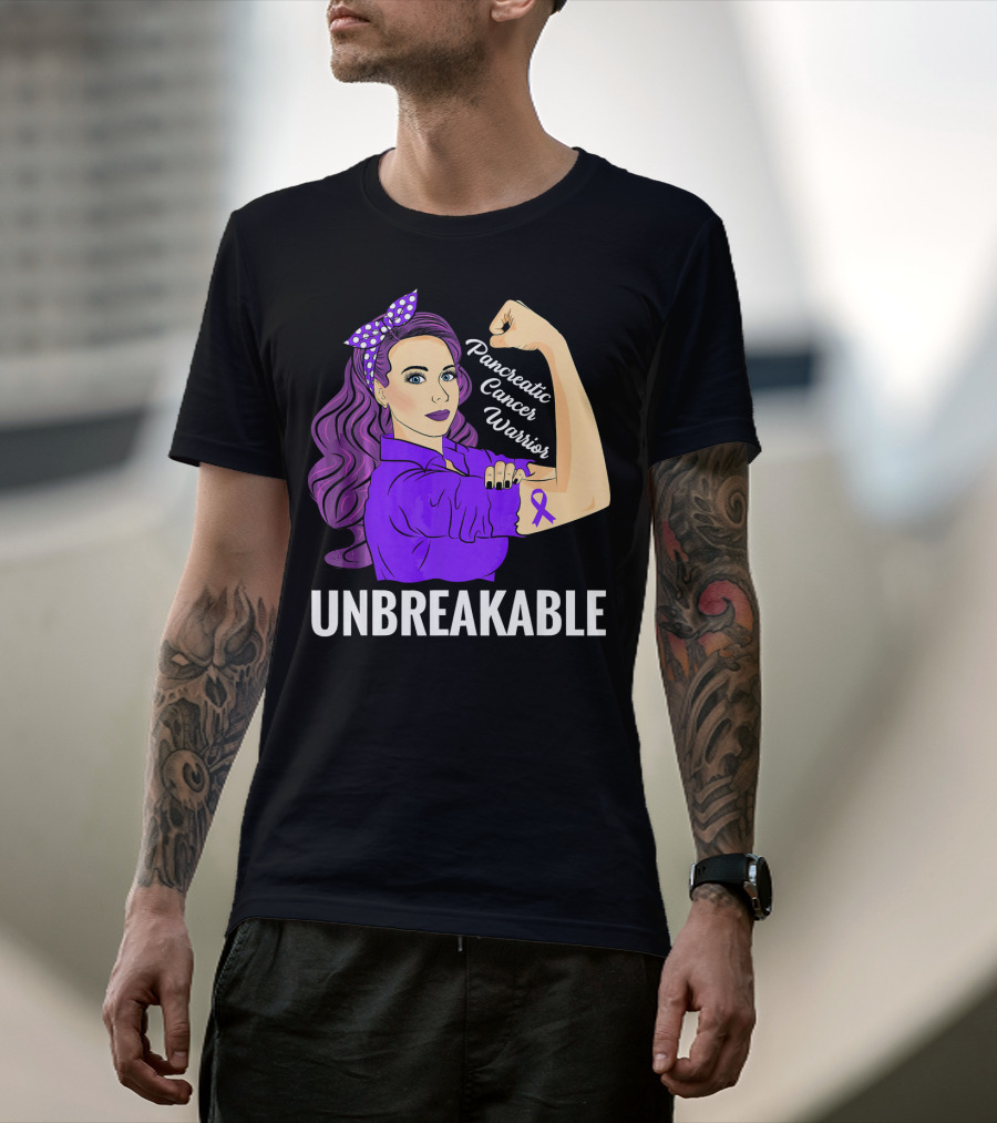 Unbreakable Pancreatic Cancer Warriors T-Shirt