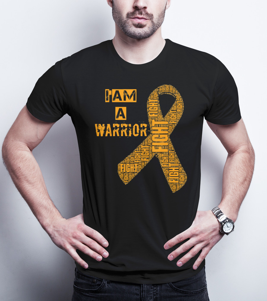 I Am A Warrior Fight Leukemia Cancer Awareness T-Shirt
