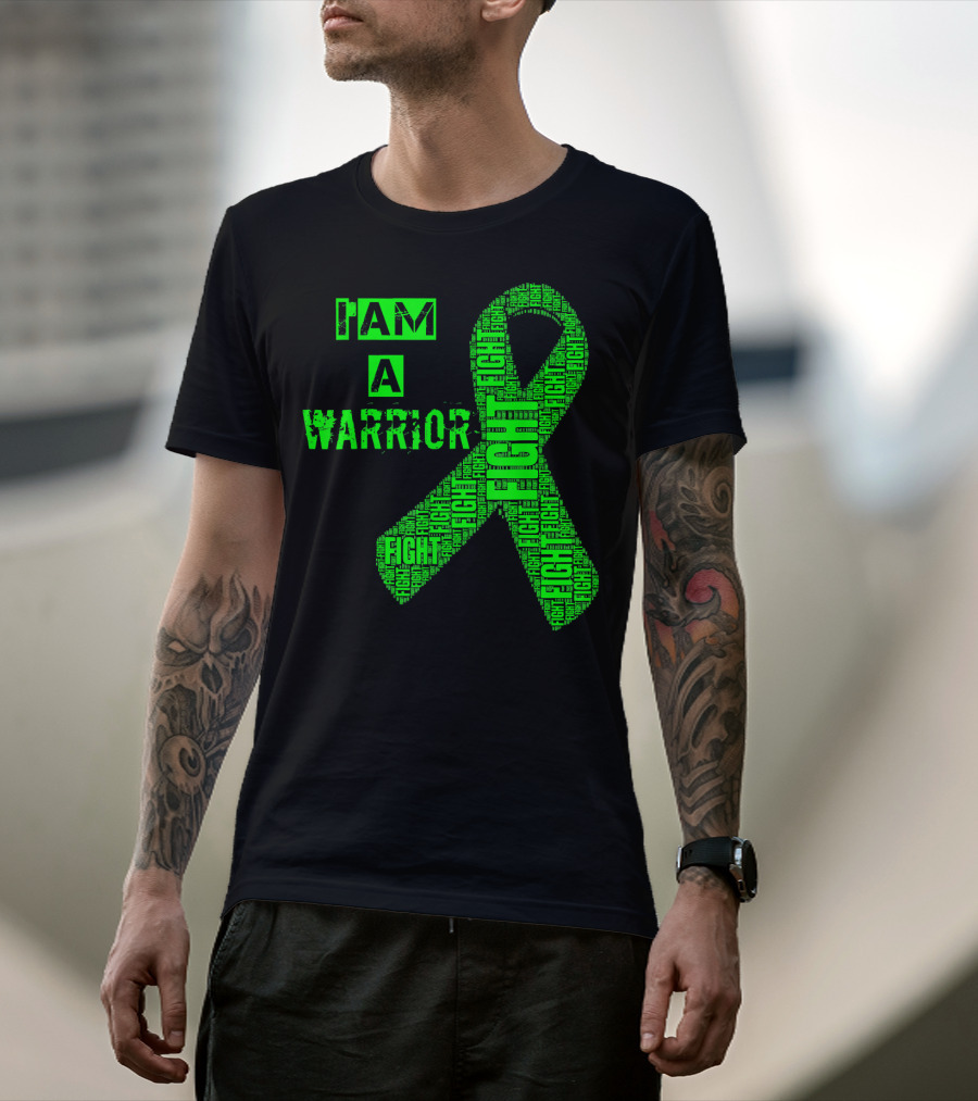 I Am A Warrior Fight Lymphoma Cancer Awareness T-Shirt