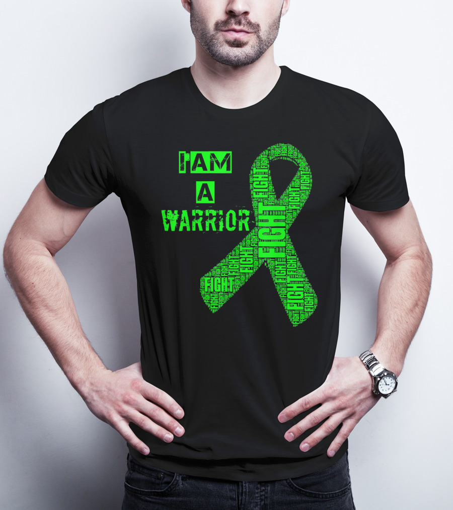 I Am A Warrior Fight Lymphoma Cancer Awareness T-Shirt
