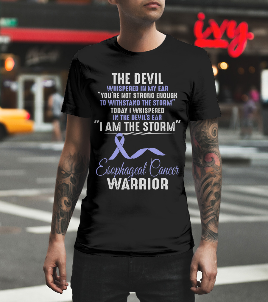 I Am The Storm Esophageal Cancer Warrior T-Shirt