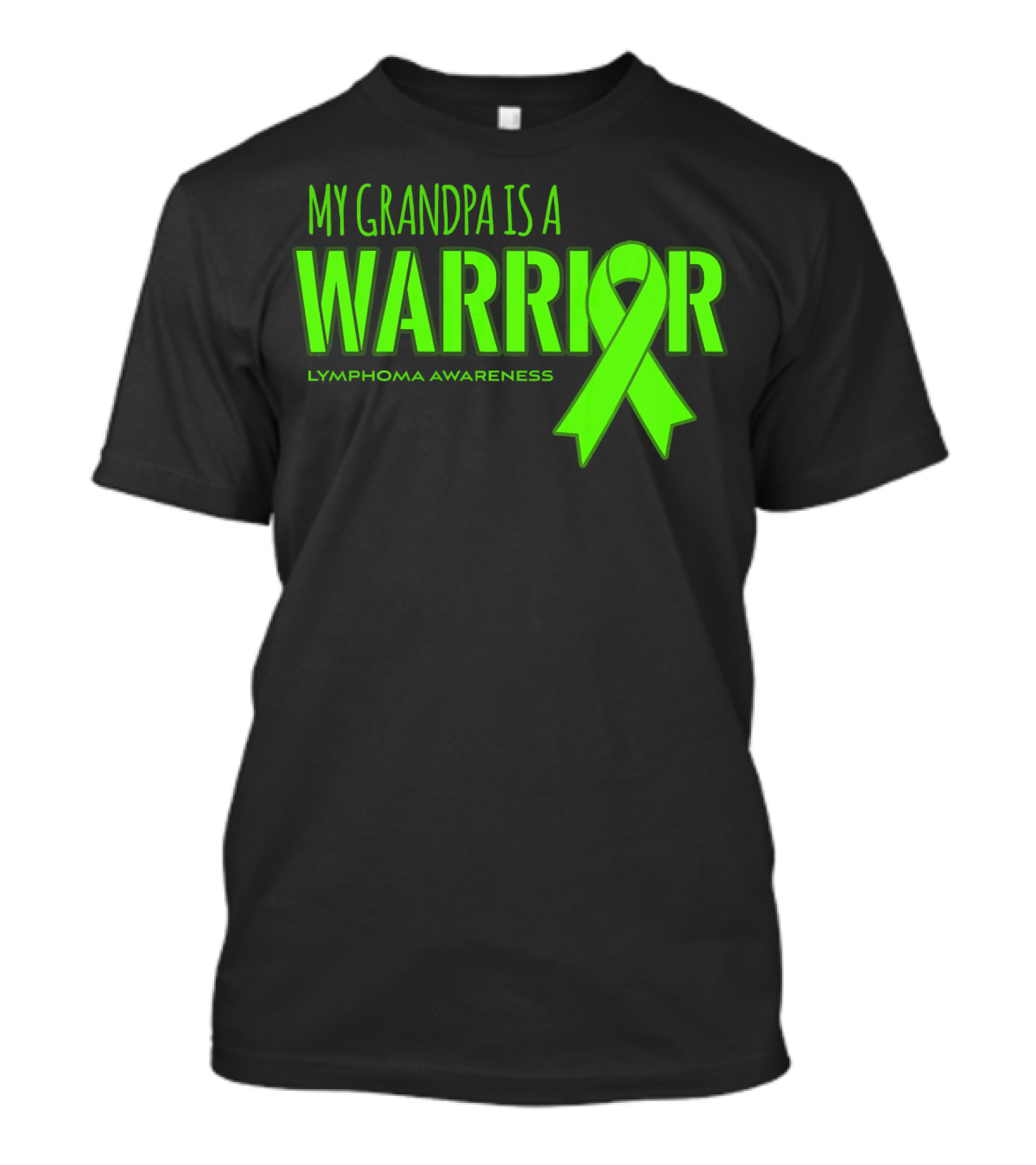 My Grandpa Is A Warrior Lymphoma Awareness T-Shirt