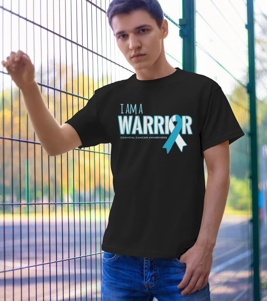 I Am A Warrior Cervical Cancer Awareness T-Shirt