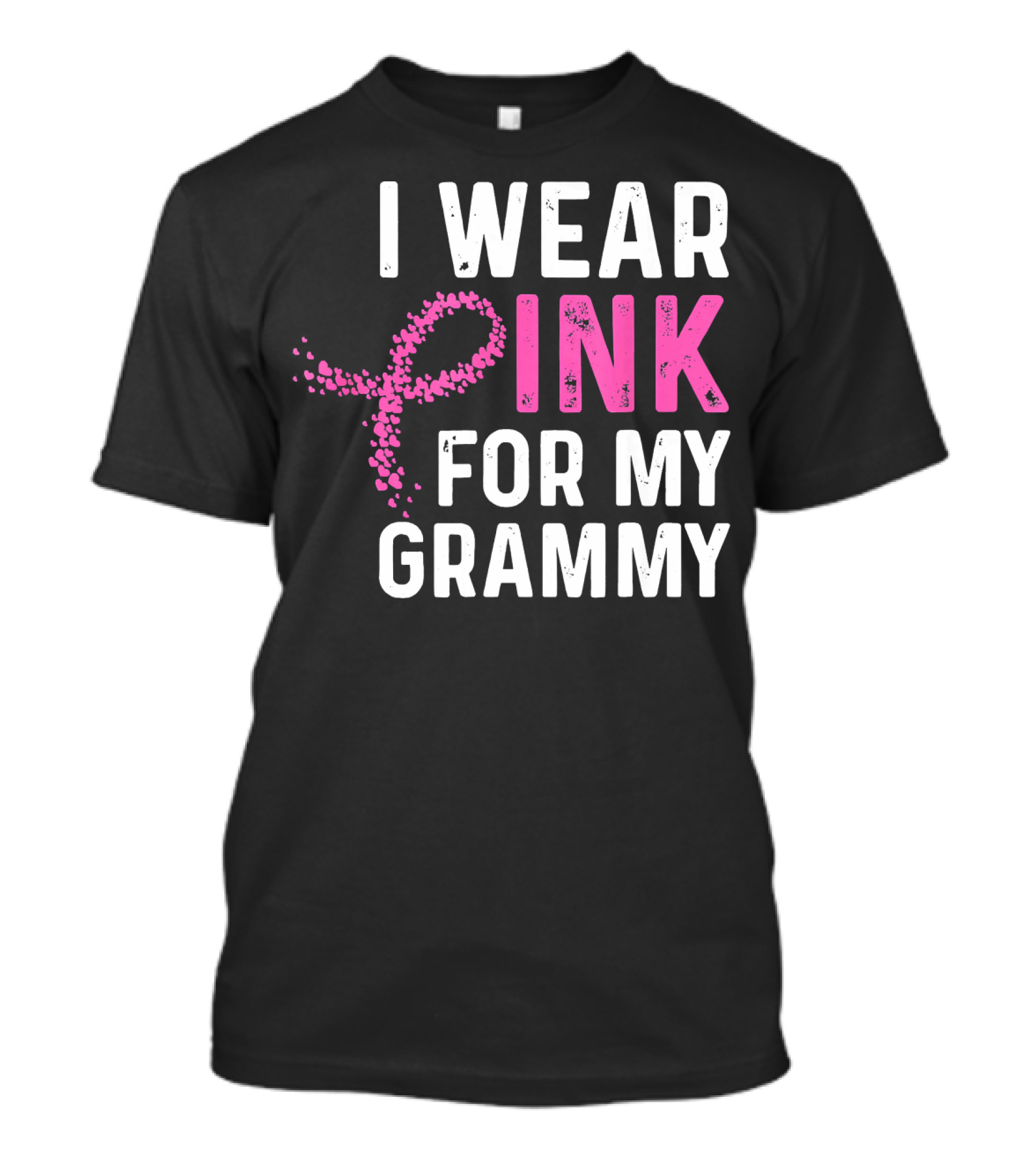 I Wear Pink For My Grammy Breast Cancer Awareness T-Shirt