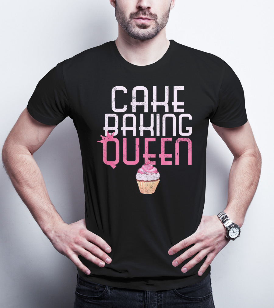 Cake Baking Queen Cupcake T-Shirt