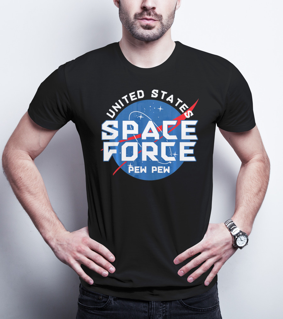 United States Space Force Pew Pew T-Shirt