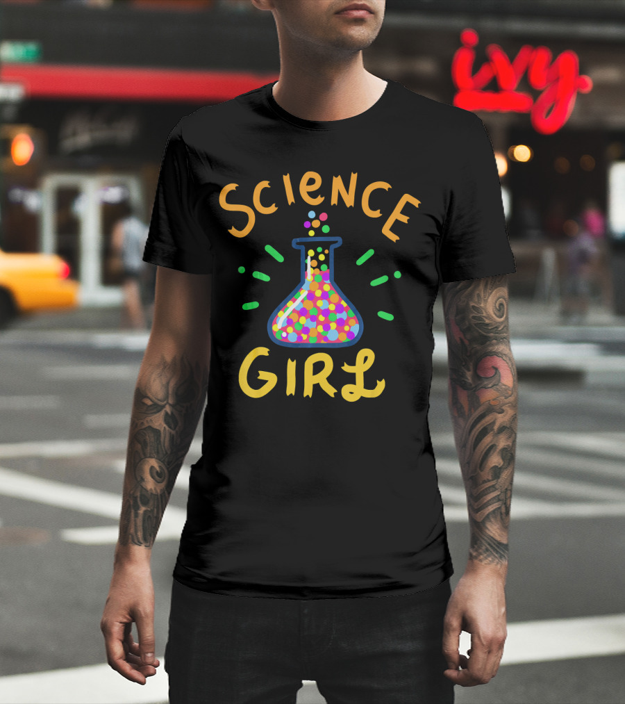 Science Girl Chemistry Beaker T-Shirt
