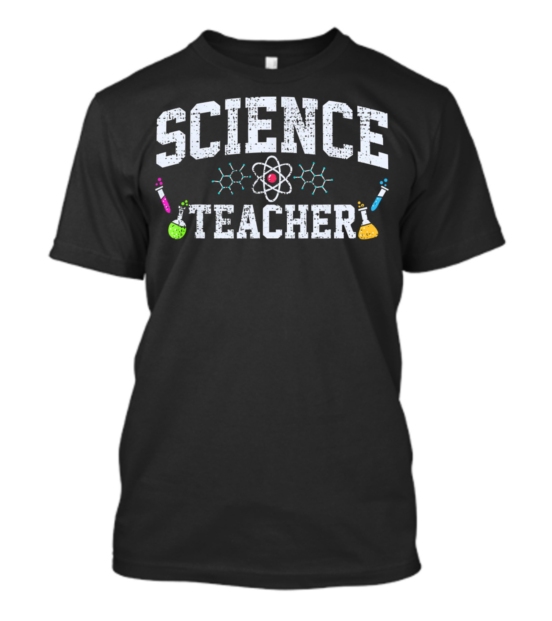 Science Teacher Chemist Physicist Fun Molecule Atom T-Shirt