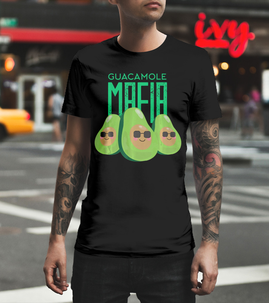 Guacamole Mafia Avogato Cool Avocado T-Shirt