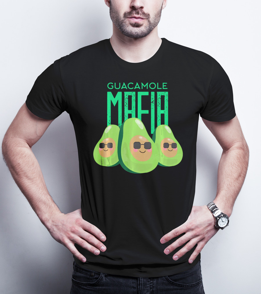 Guacamole Mafia Avogato Cool Avocado T-Shirt