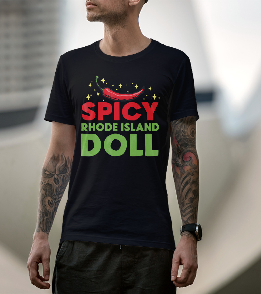 Spicy Rhode Island Doll Chili Pepper T-Shirt
