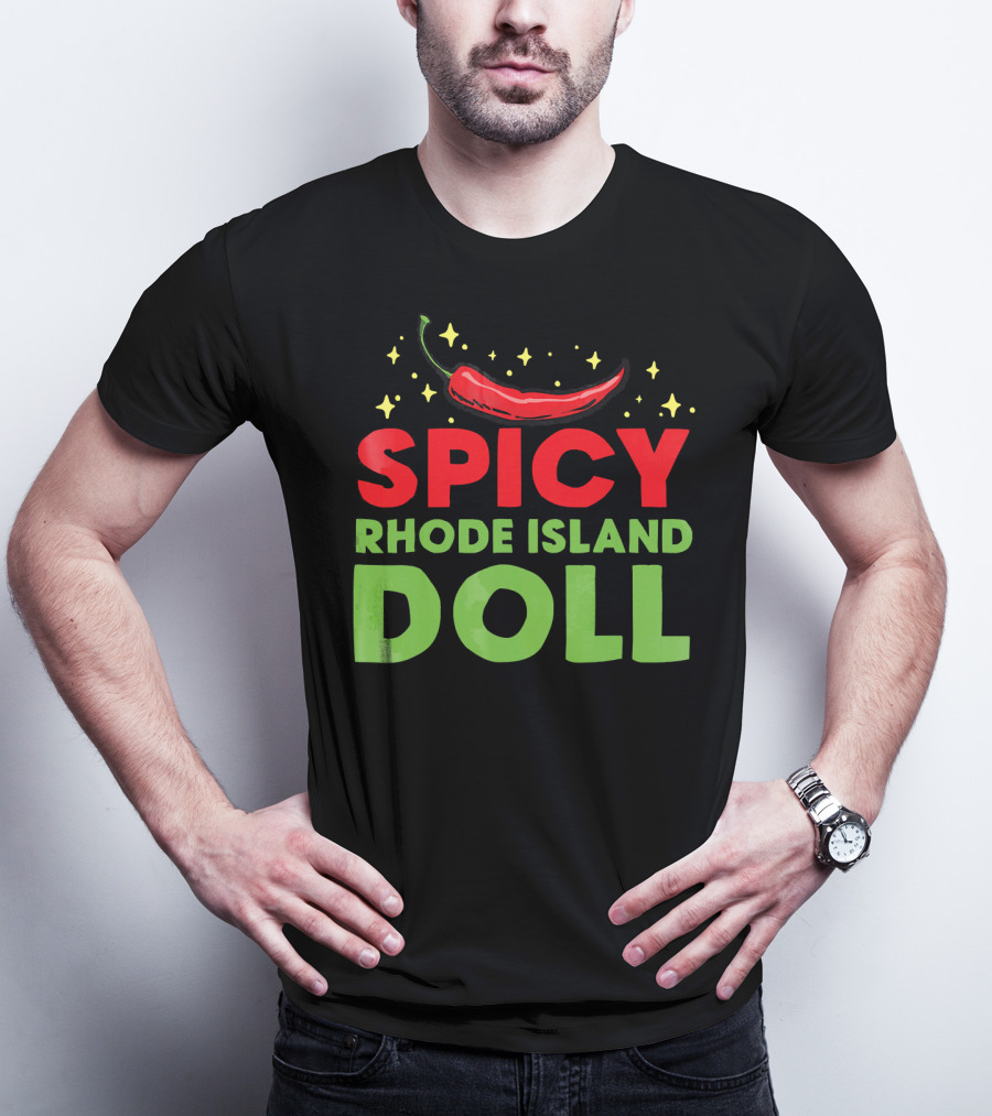 Spicy Rhode Island Doll Chili Pepper T-Shirt