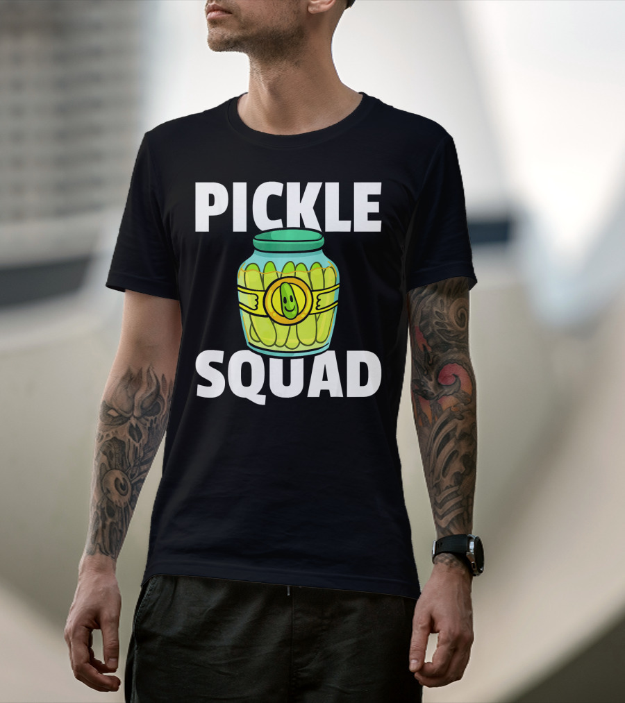 Pickle Squad Happy Pickle Jar T-Shirt
