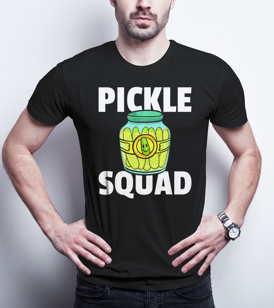 Pickle Squad Happy Pickle Jar T-Shirt