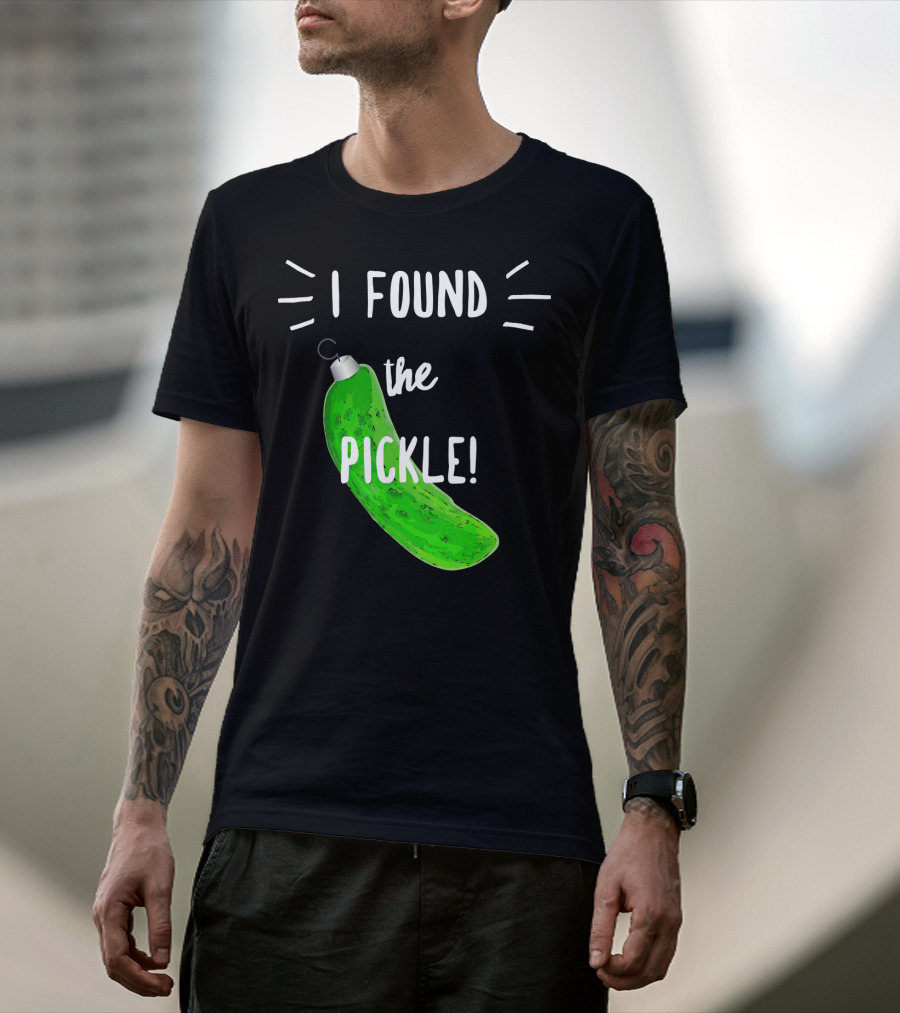I Found The Pickle German Christmas T-Shirt