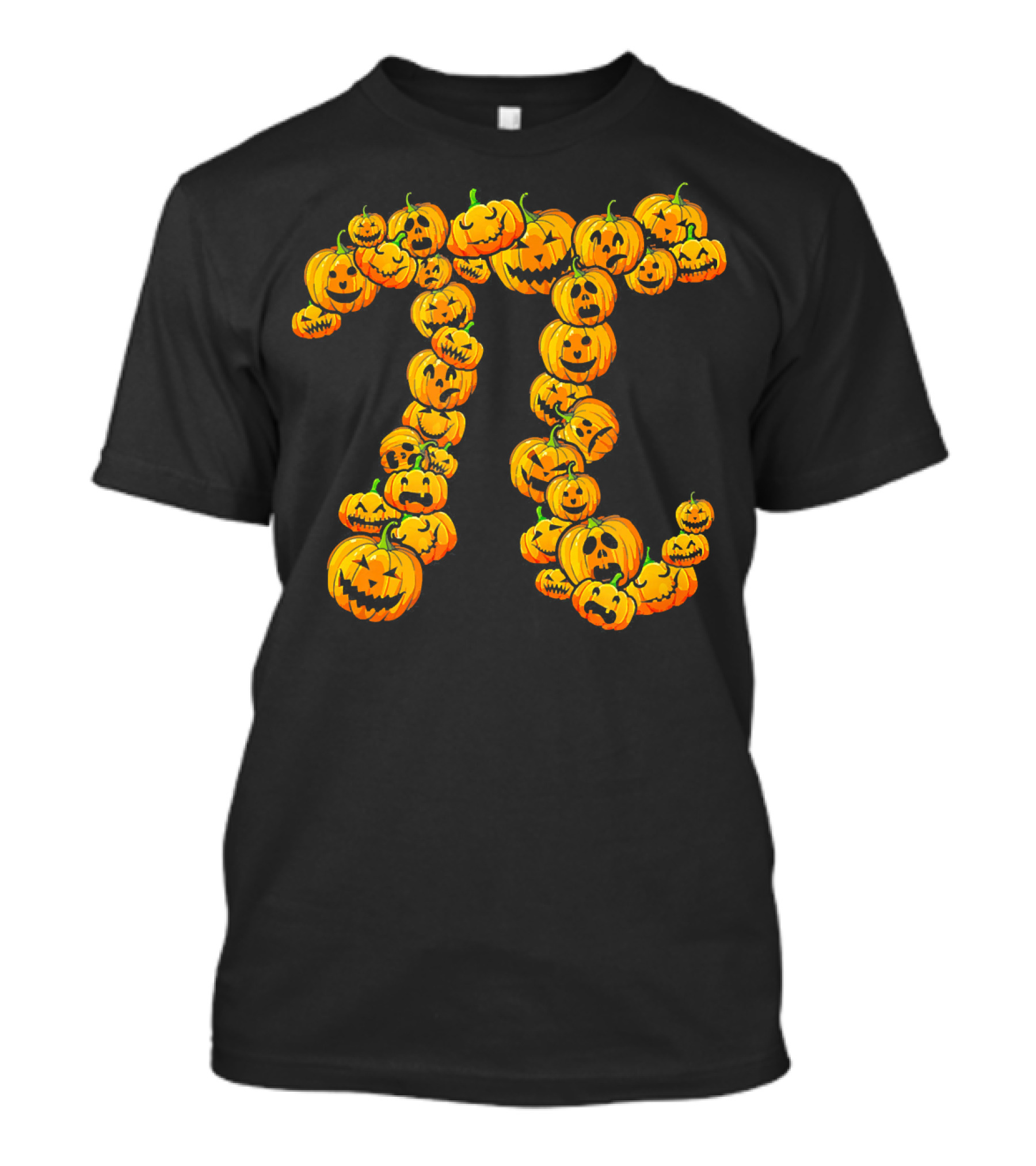 Pumpkin Pi Pie Thanksgiving Dessert Math Jack-O'-Lanterns T-Shirt