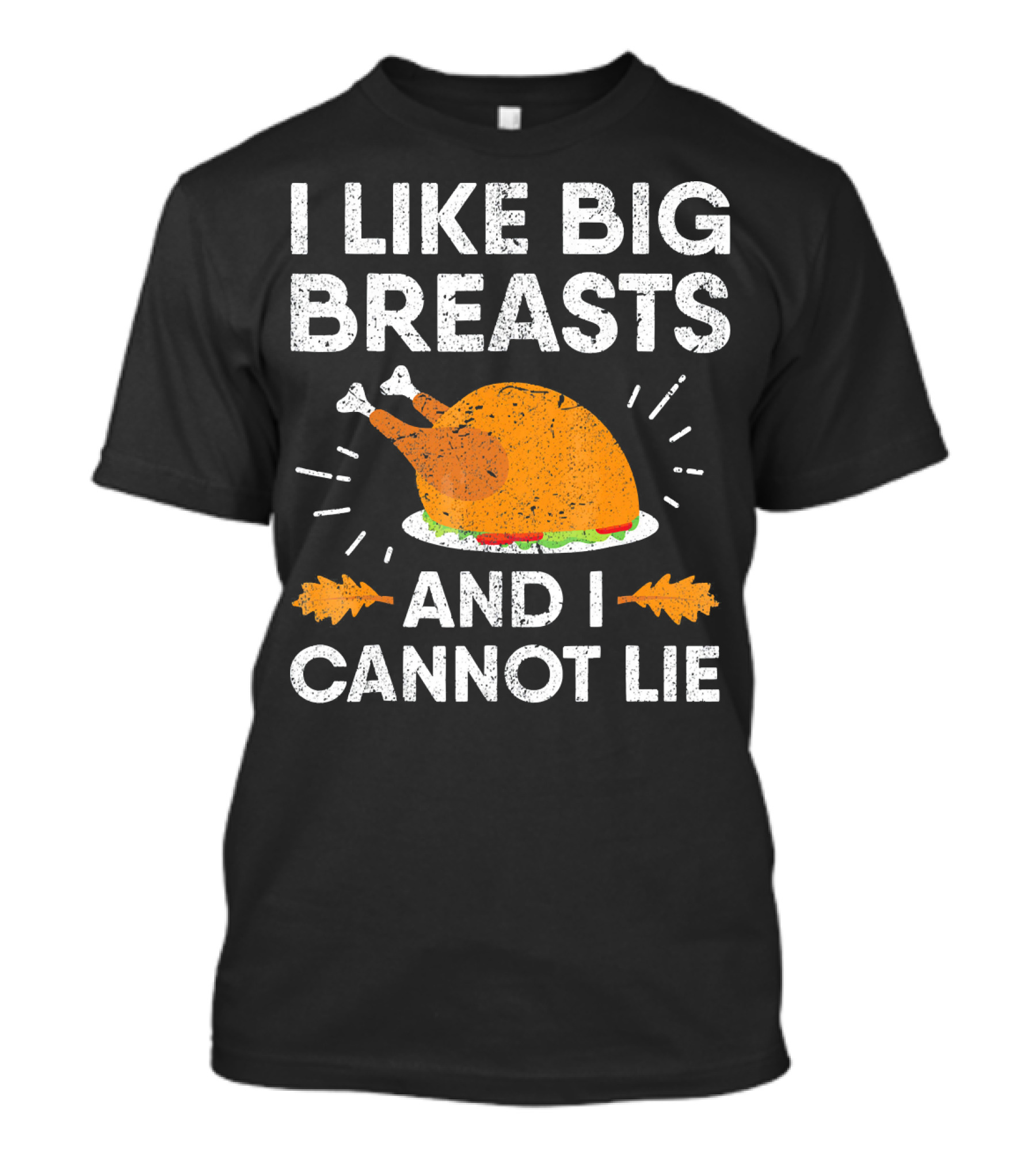 I Like Big Breasts And I Cannot Lie Thanksgiving Turkey T-Shirt