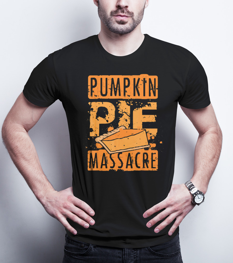 Pumpkin Pie Massacre Slice T-Shirt