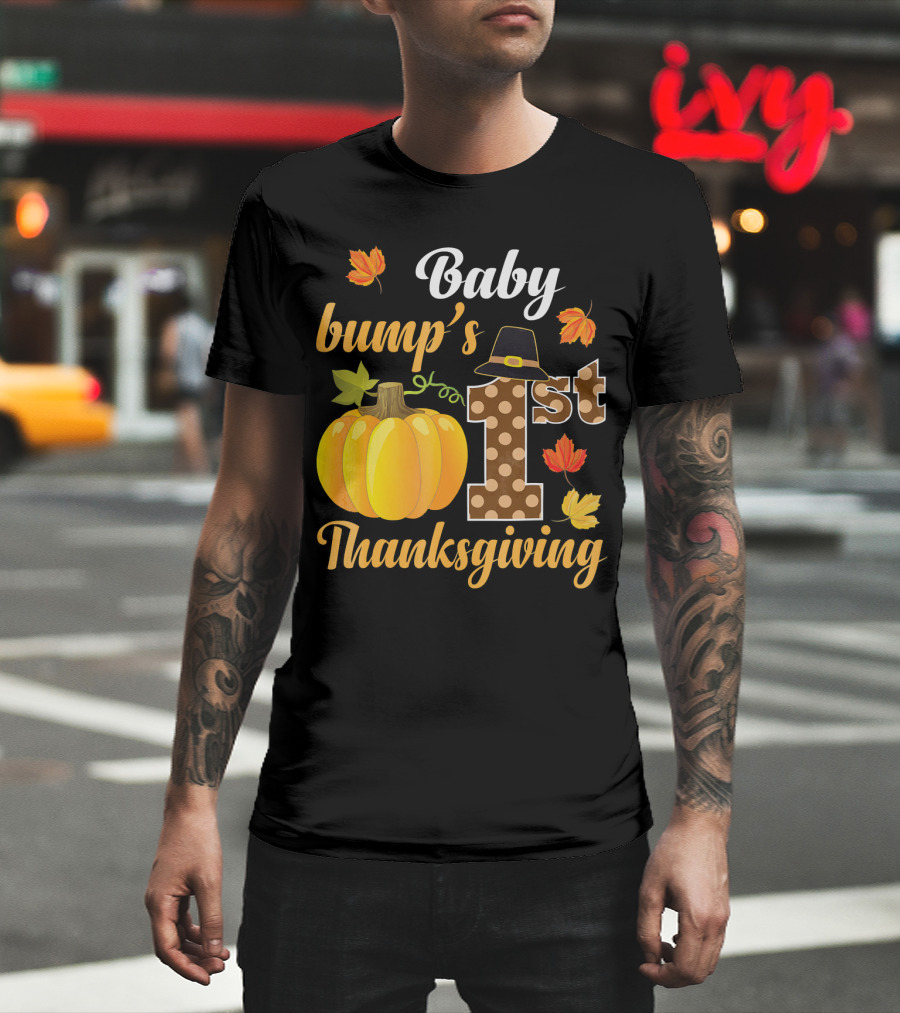 Baby Bump's 1st Thanksgiving T-Shirt