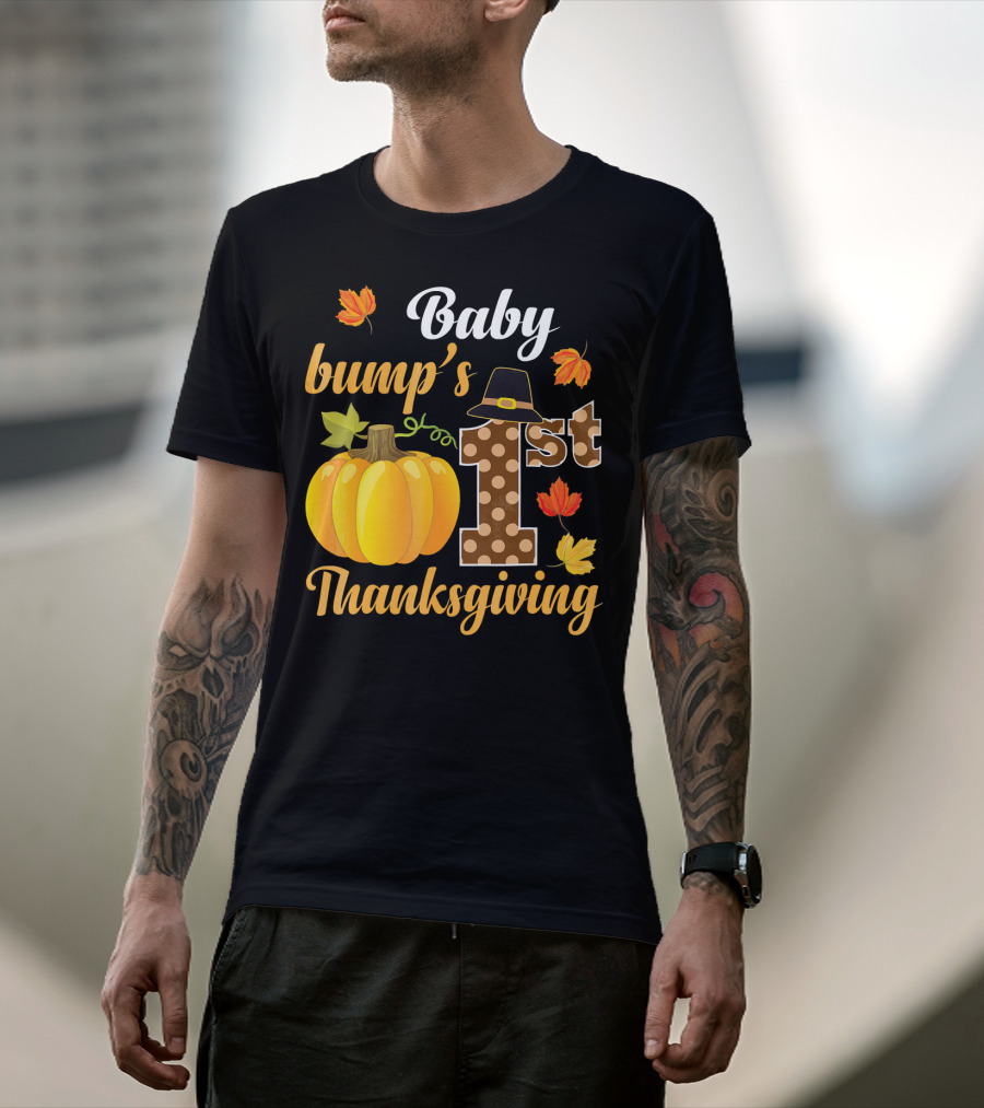 Baby Bump's 1st Thanksgiving T-Shirt