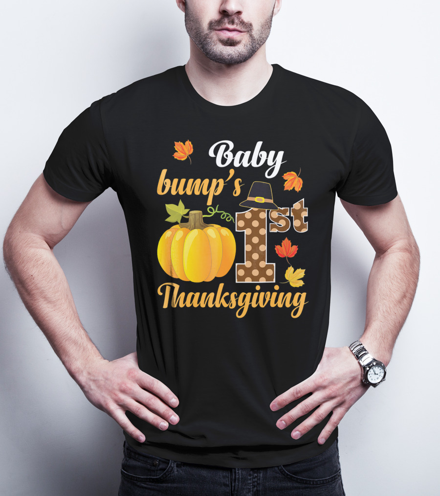 Baby Bump's 1st Thanksgiving T-Shirt