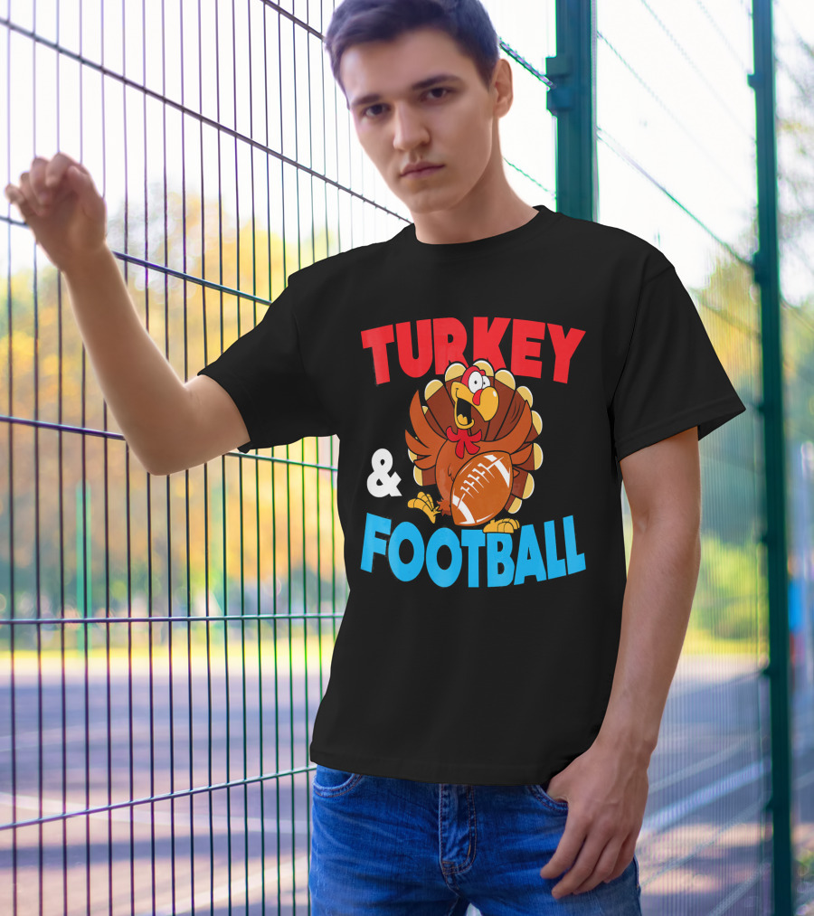 TURKEY AND FOOTBALL T-Shirt