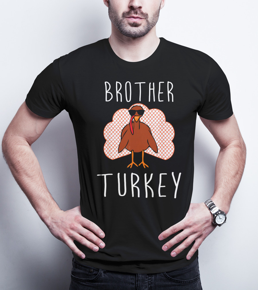 BROTHER TURKEY COOL TURKEY WITH SUNGLASSES T-Shirt