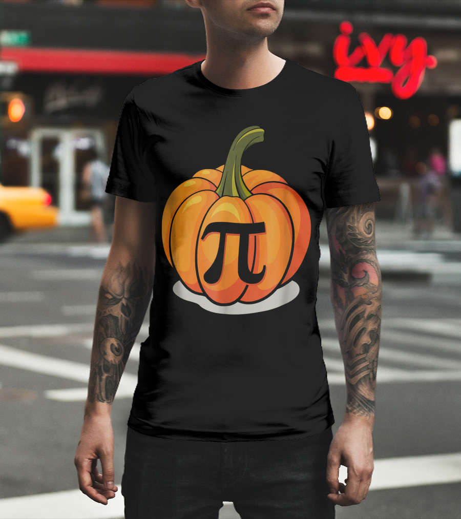 Pumpkin Pi Pie Funny Nerdy Thanksgiving T-Shirt