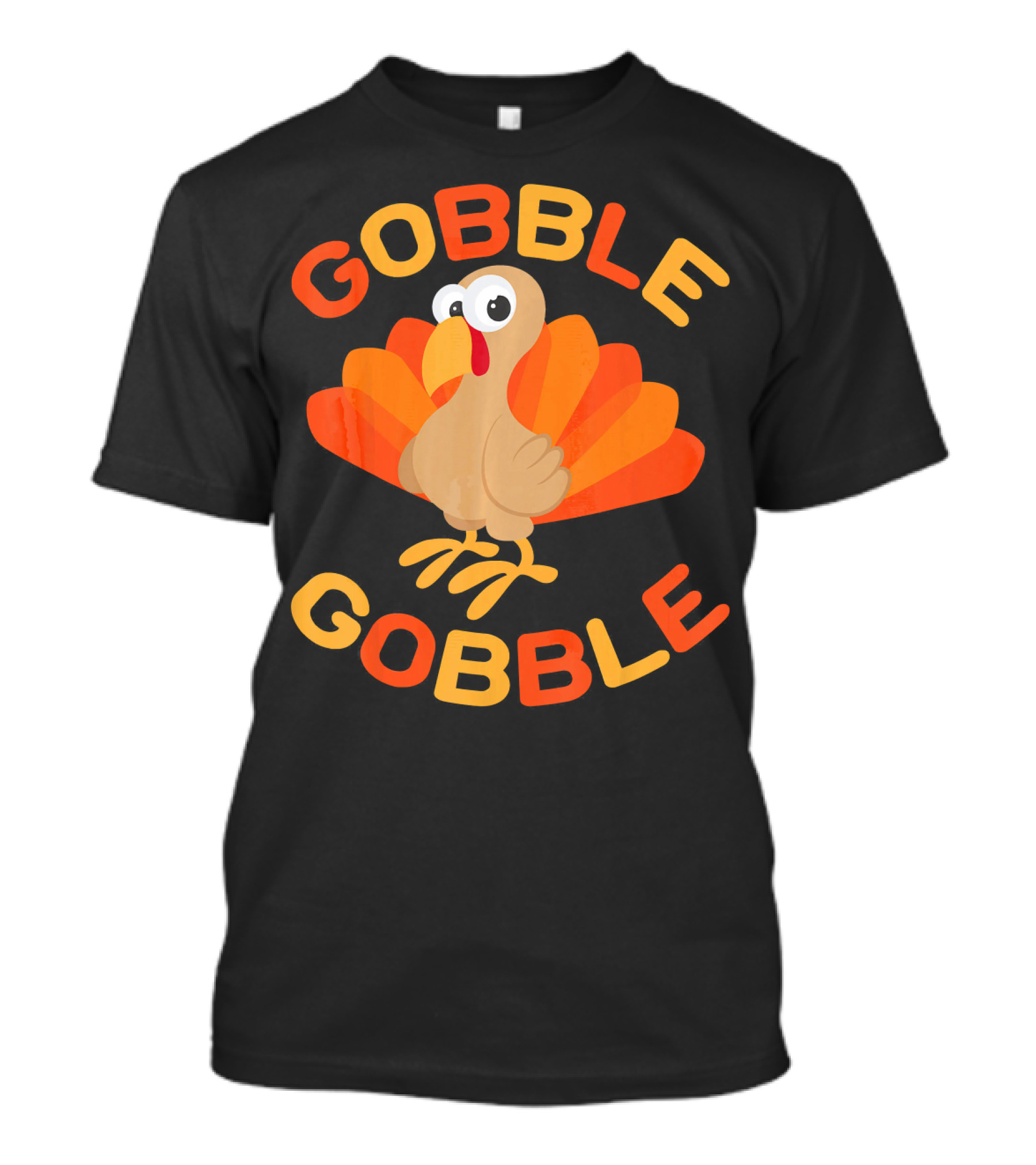 Gobble Gobble Cool Thanksgiving Day Turkey T-Shirt
