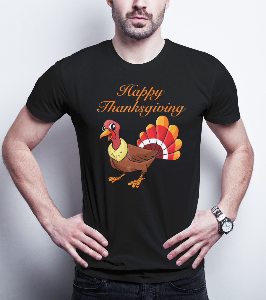 Happy Thanksgiving Turkey Celebration Day T-Shirt