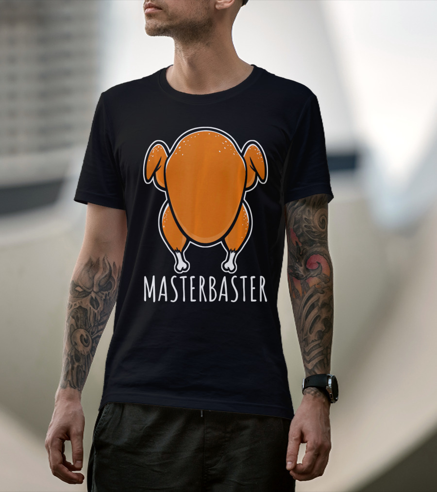 Thanksgiving Turkey Humor Masterbaster Playful T-Shirt